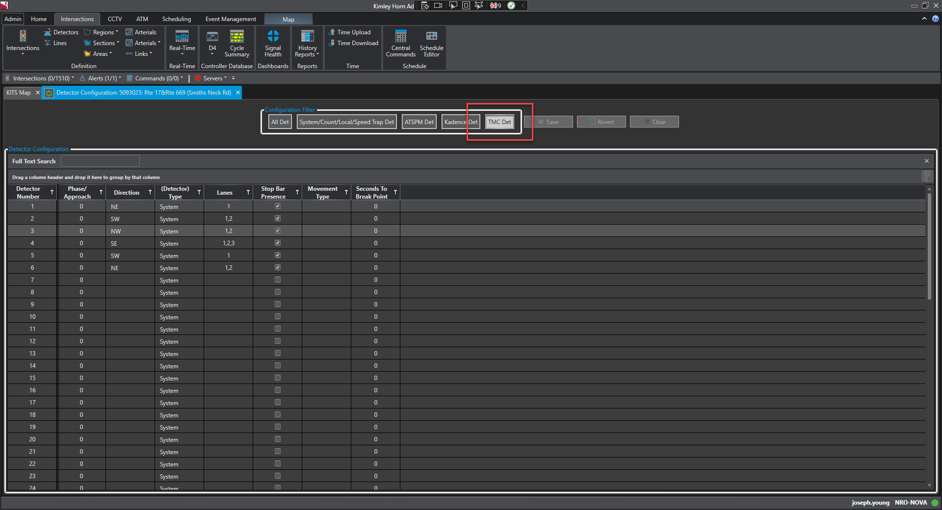 Detector Configuration | KITS Online Help